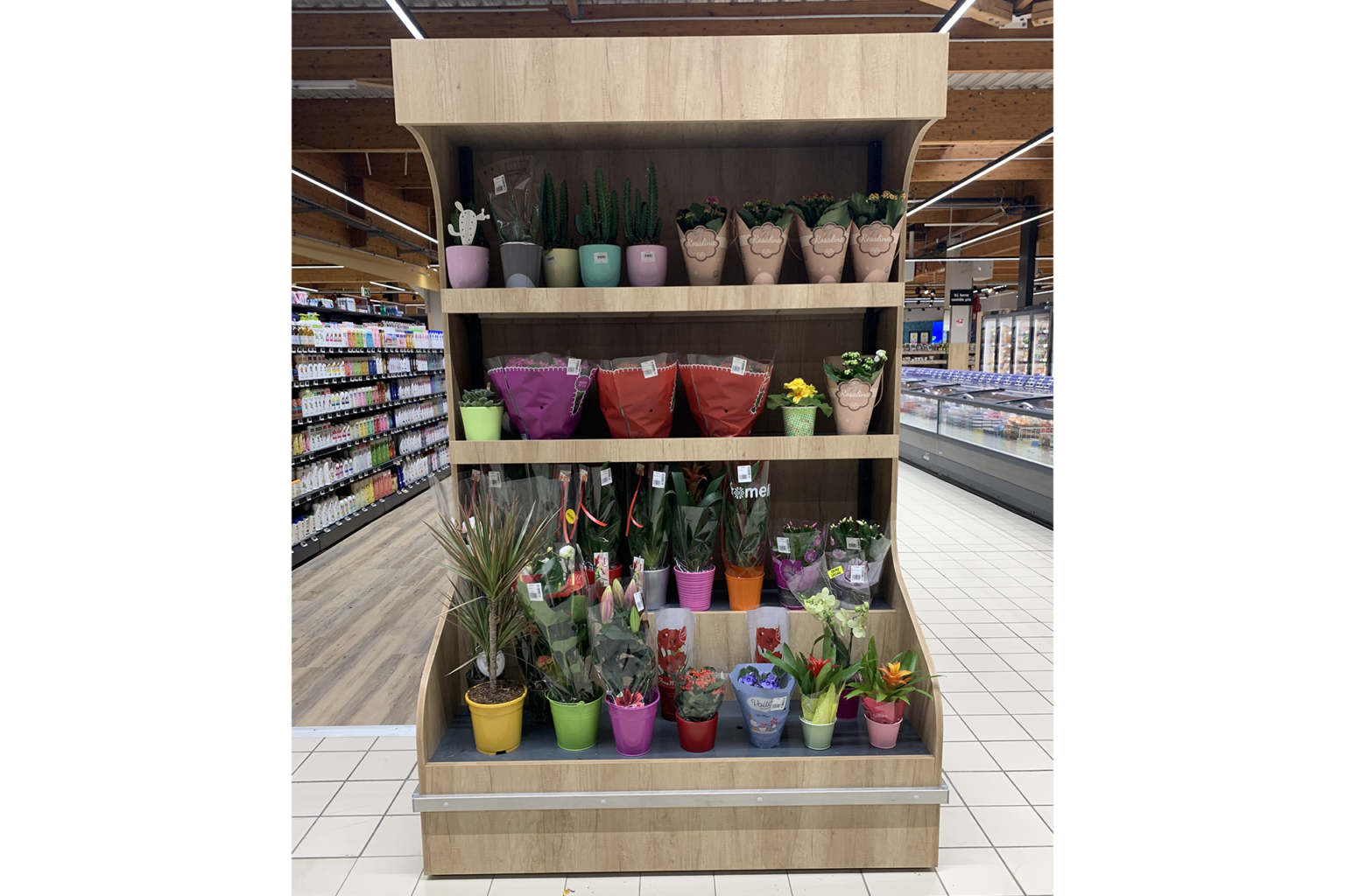 Présentoir Plantes et Fleurs | Mobilier sur-mesure | Vidal Agencement