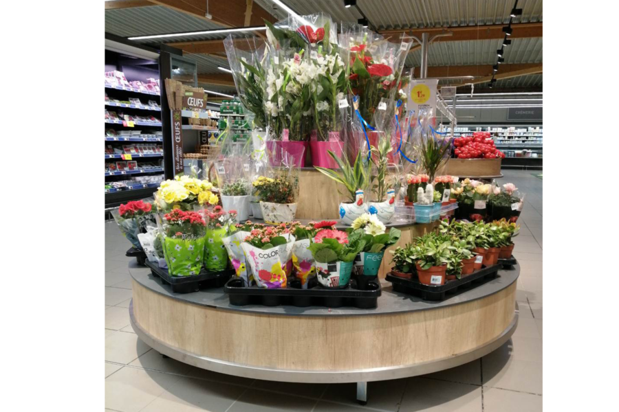 Présentoir Plantes et Fleurs | Mobilier sur-mesure | Vidal Agencement