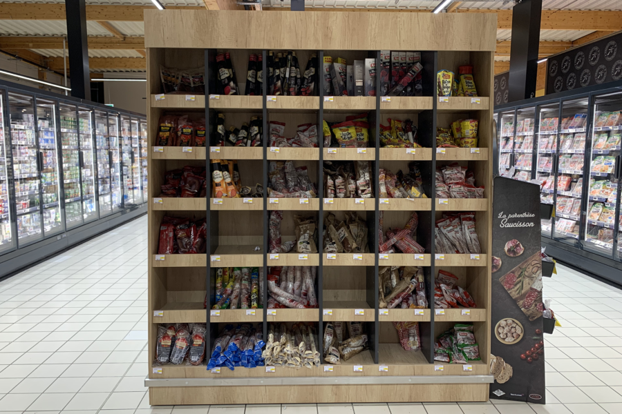 Mobilier Présentoir Saucisson | Mobiliers sur-mesure | MSG Vidal Agencement